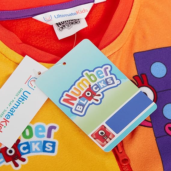 Numberblocks Kids Onesie – Blocks Universe Shop