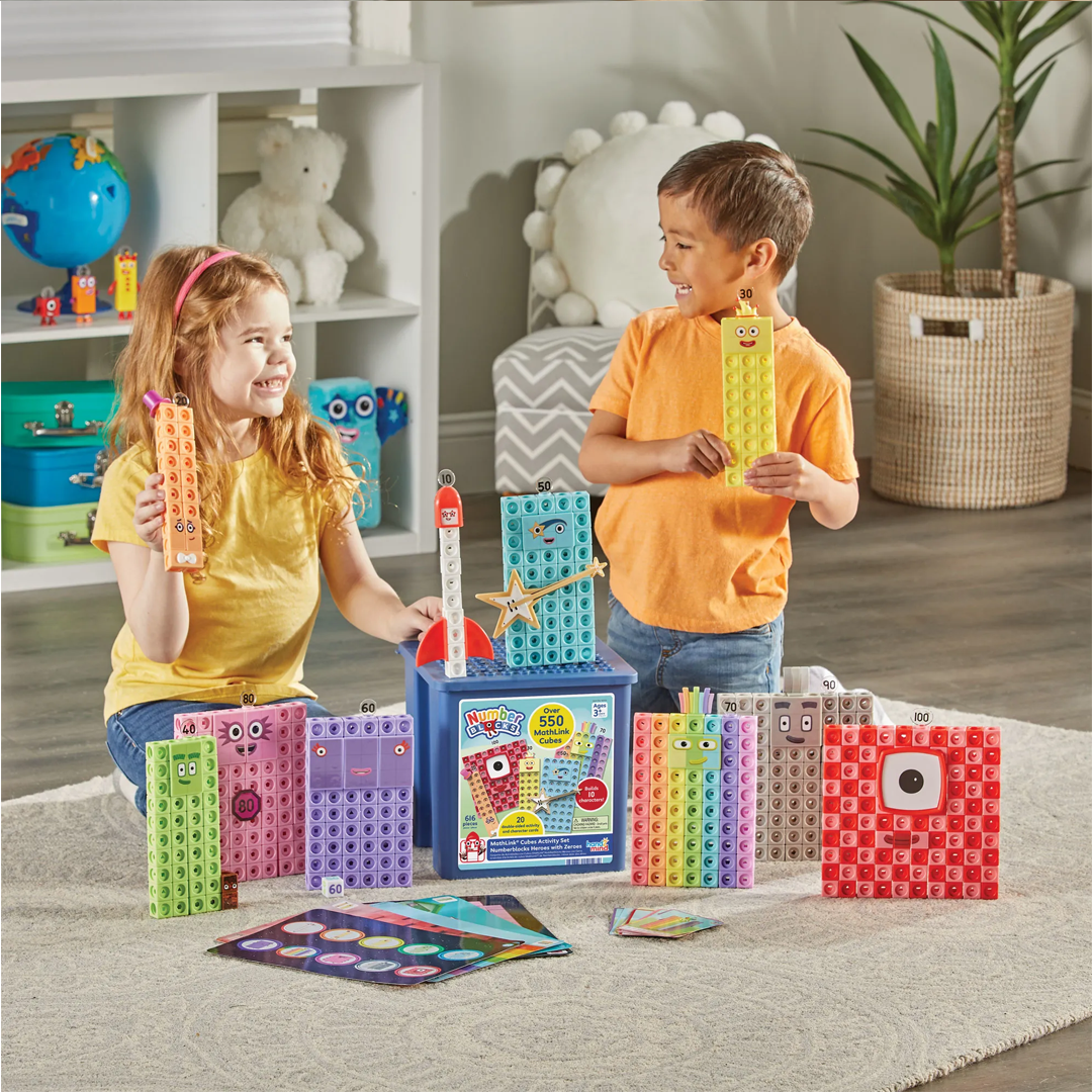 Numberblocks MathLink® Cubes Heroes with Zeroes Set – Blocks Universe Shop