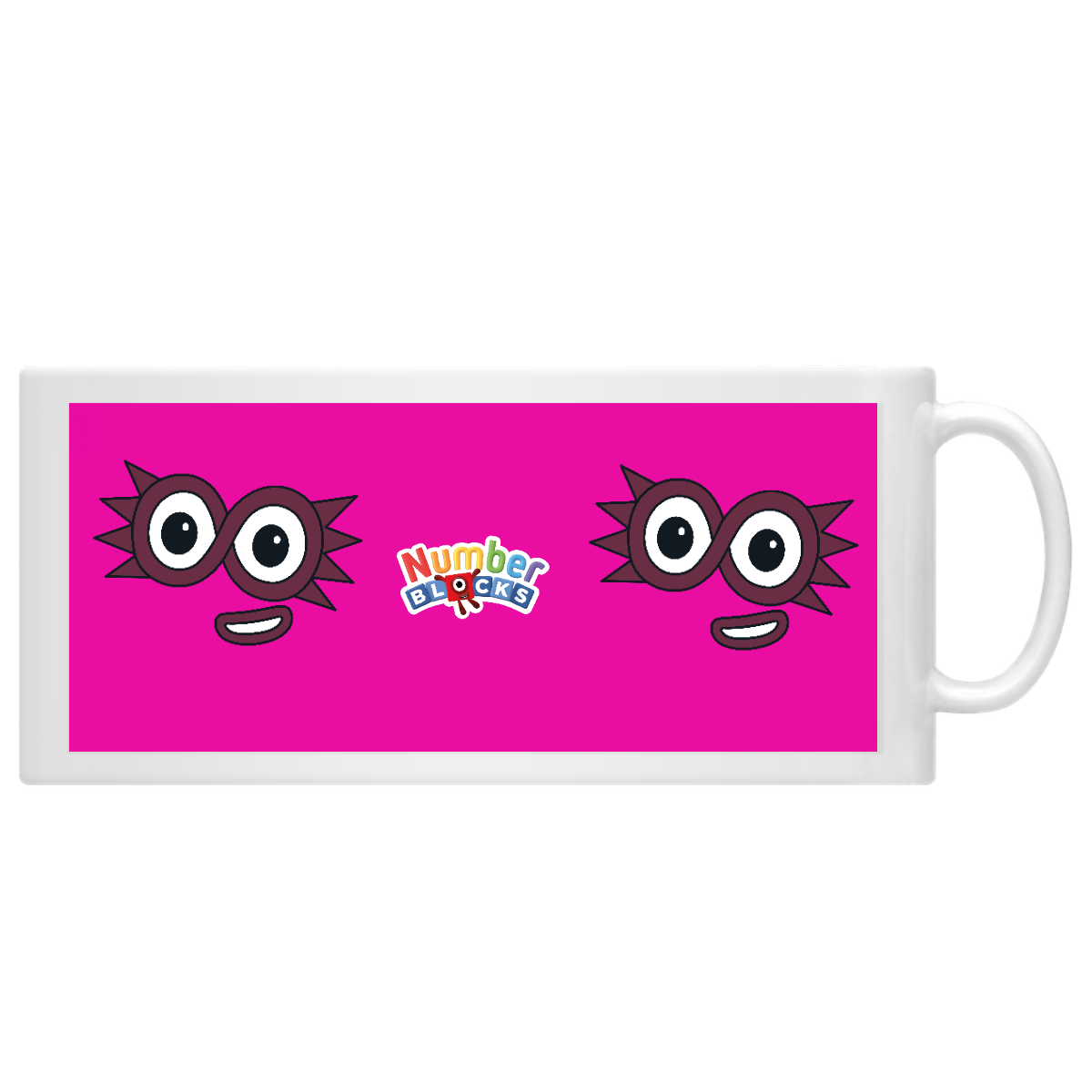 Numberblocks - Numberblock Eight's Face Mug – Blocks Universe Shop
