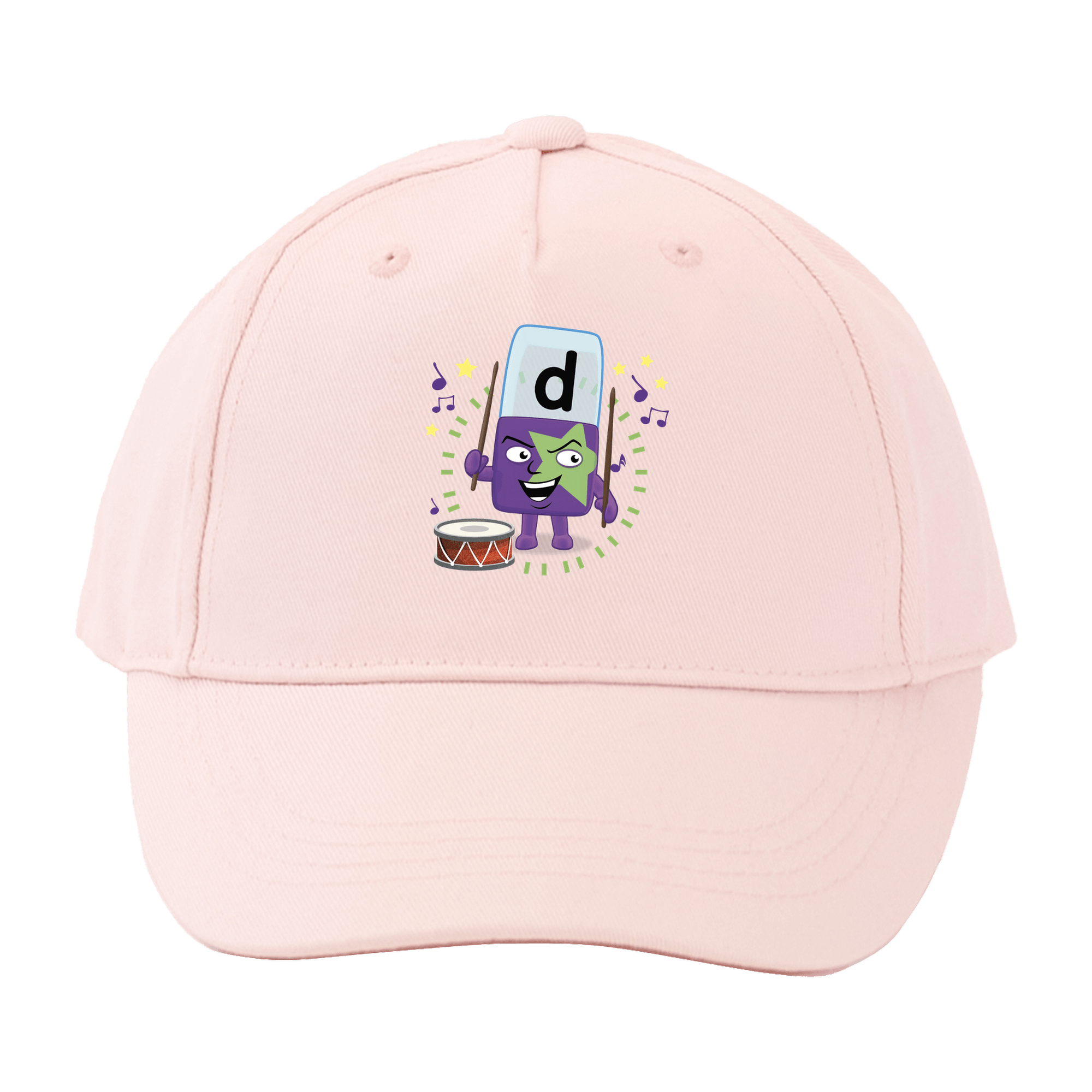 Alphablocks - Alphablock D - Drumming! Kids Cap – Blocks Universe Shop
