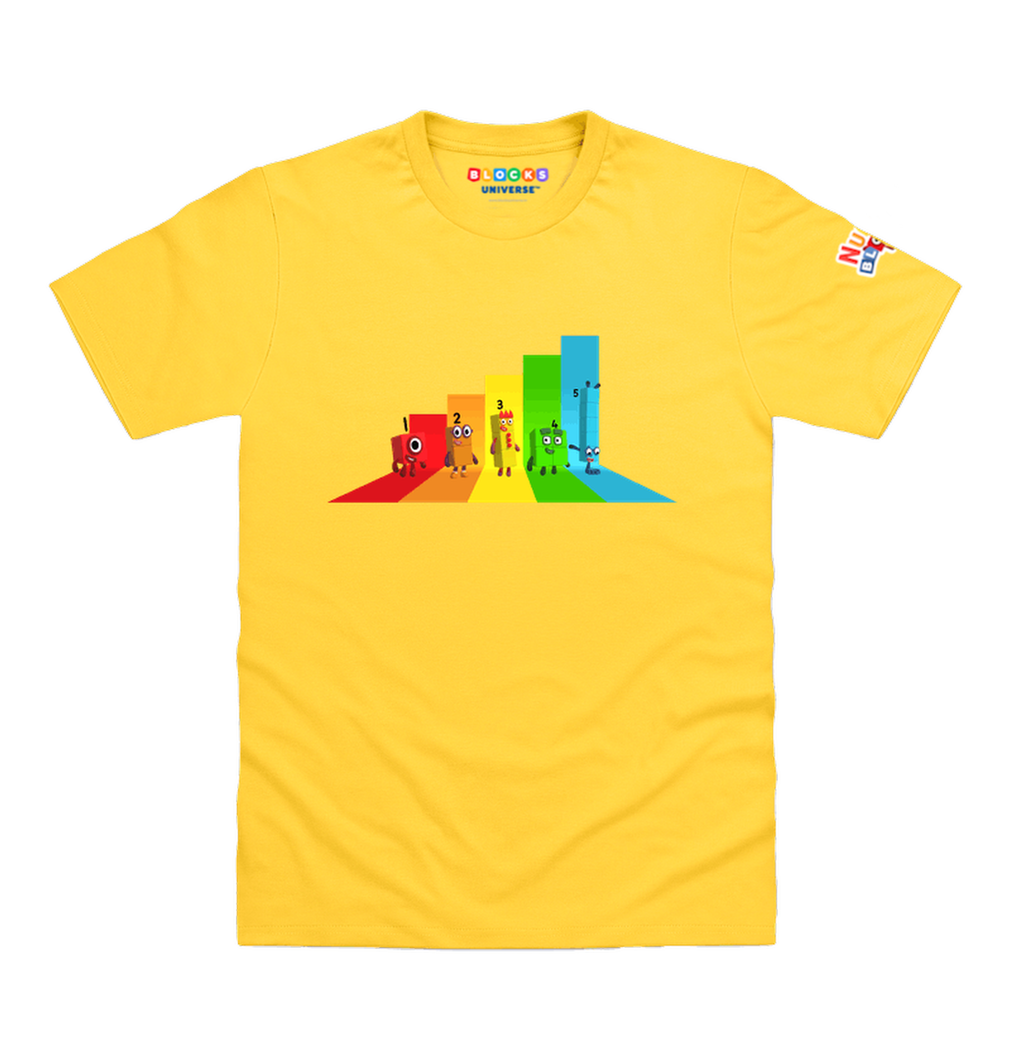Numberblocks Rainbow Line-up Kids T-Shirt – Blocks Universe Shop