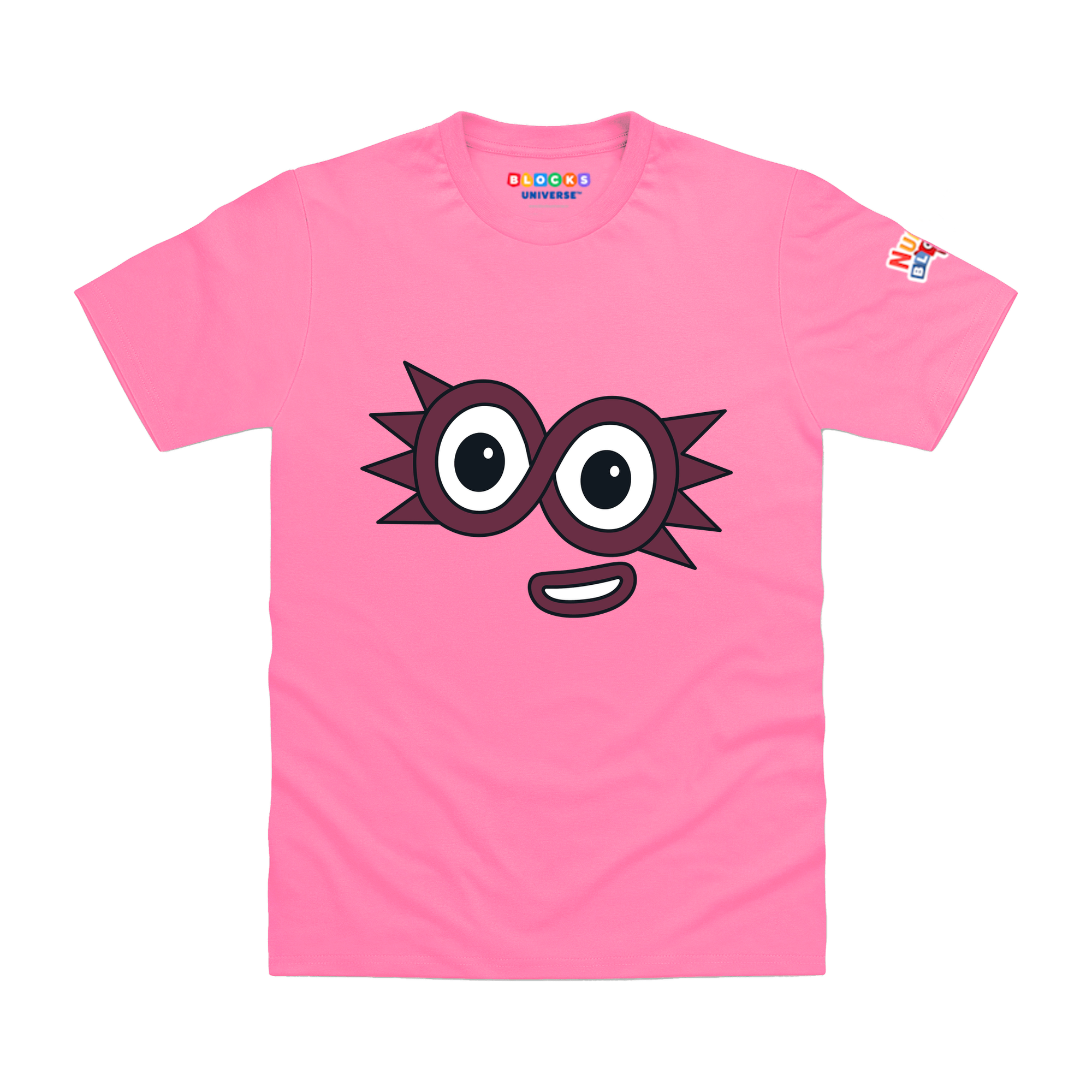 Numberblocks - Numberblock Eight's Face Kids T-Shirt – Blocks Universe Shop