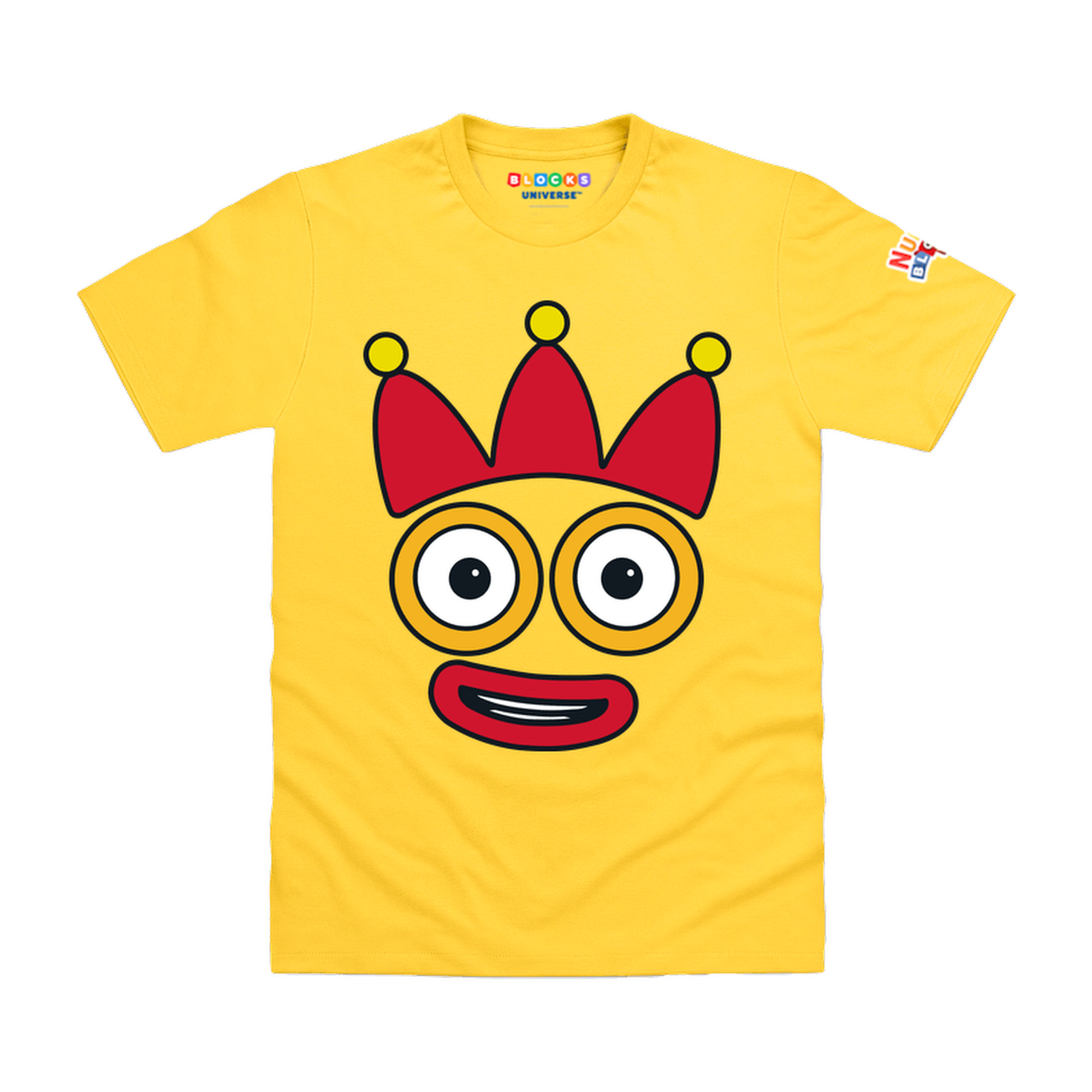Numberblocks - Numberblock Three's Face Kids T-Shirt – Blocks Universe Shop