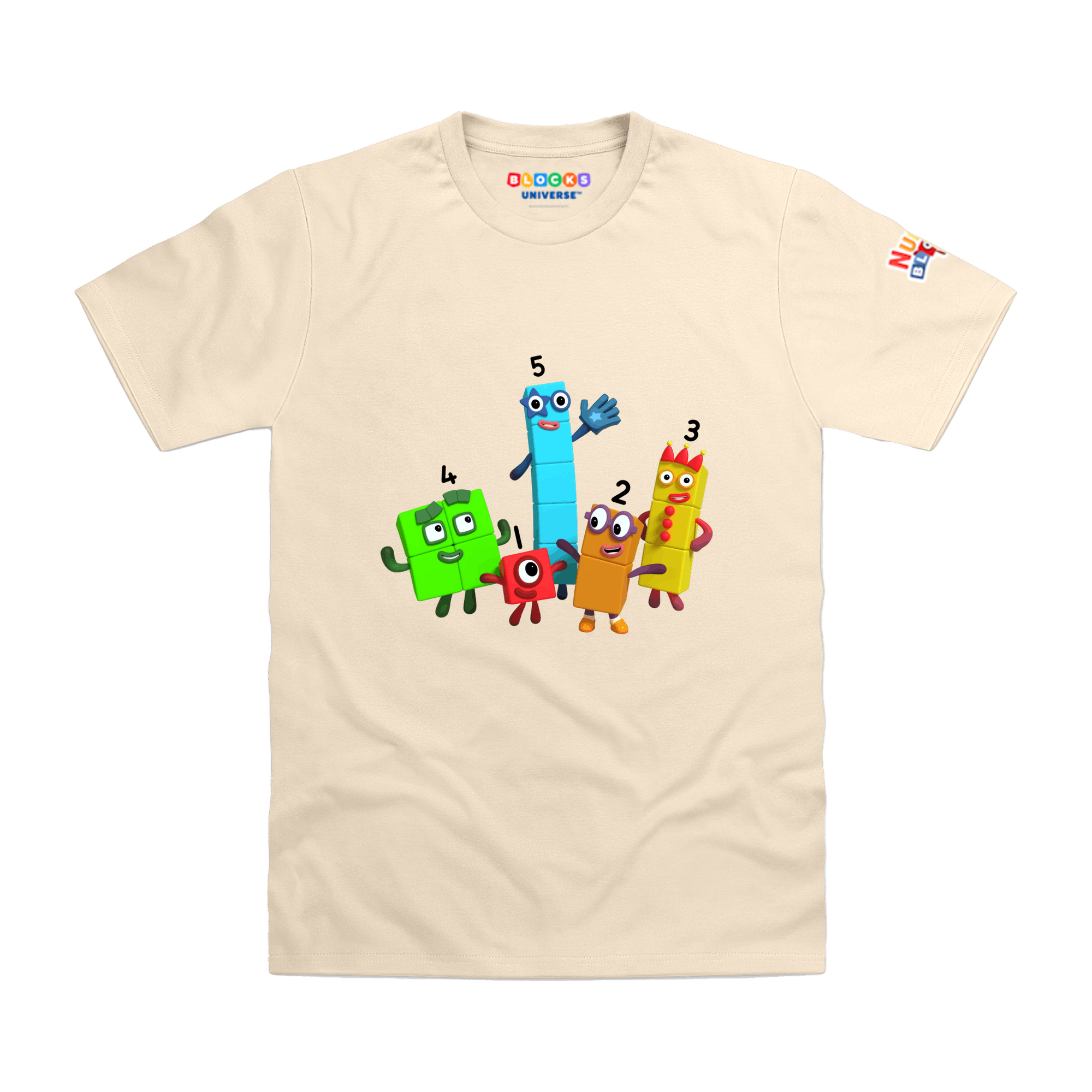Numberblocks Group Four, One, Five, Two, Three Kids T-Shirt – Blocks ...