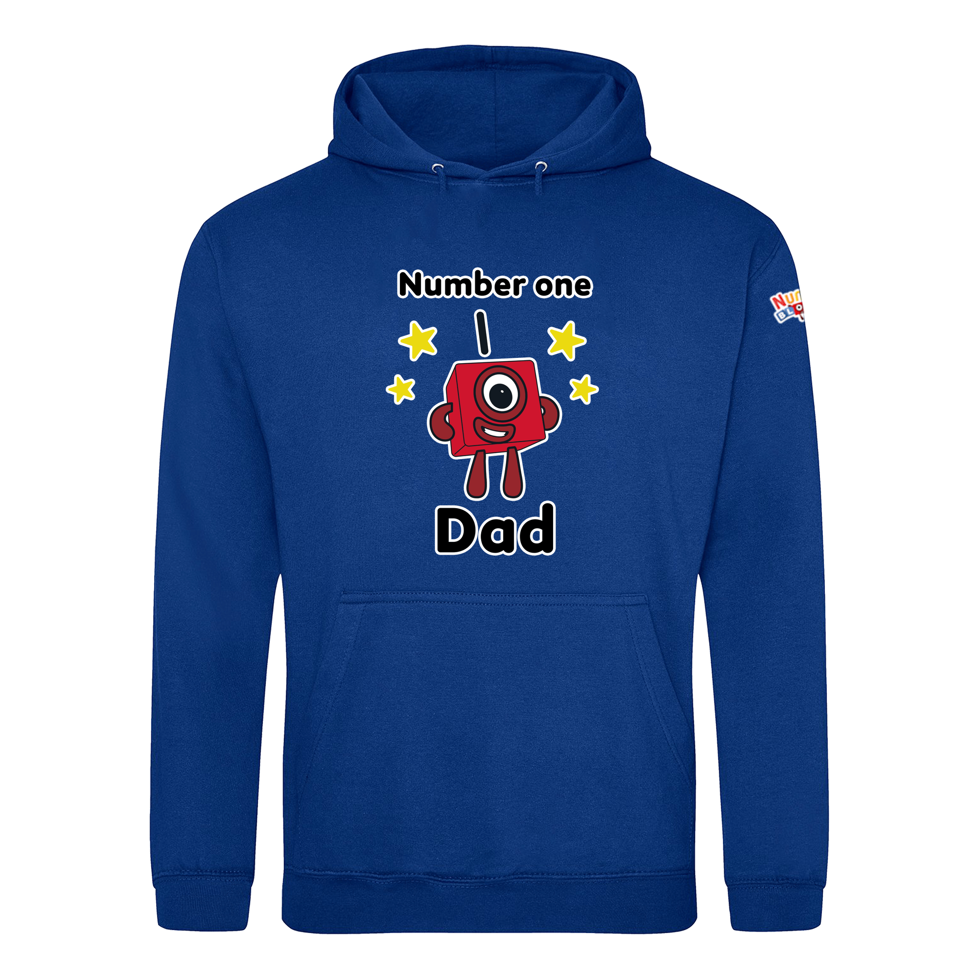 Numberblocks - Number one Dad Adults Hoodie – Blocks Universe Shop