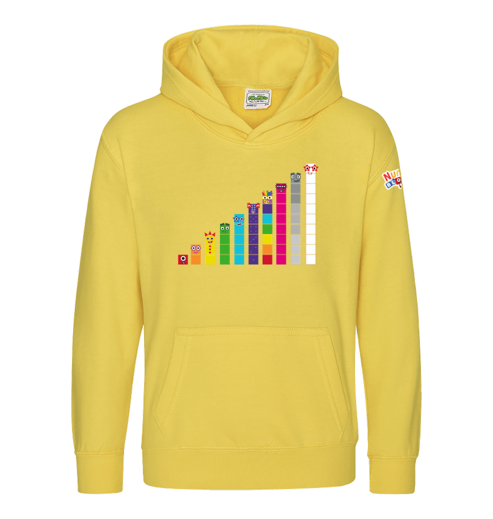 Numberblocks Line-up Kids Hoodie – Blocks Universe Shop