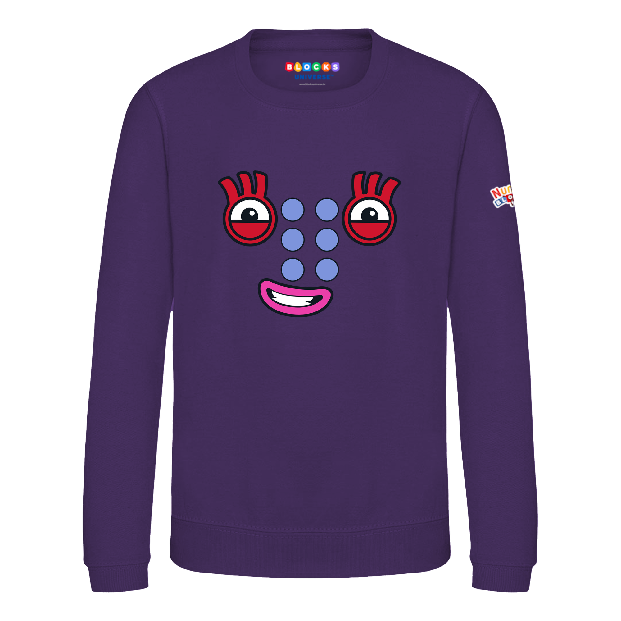 Numberblocks - Numberblock Six's Face Kids Jumper – Blocks Universe Shop