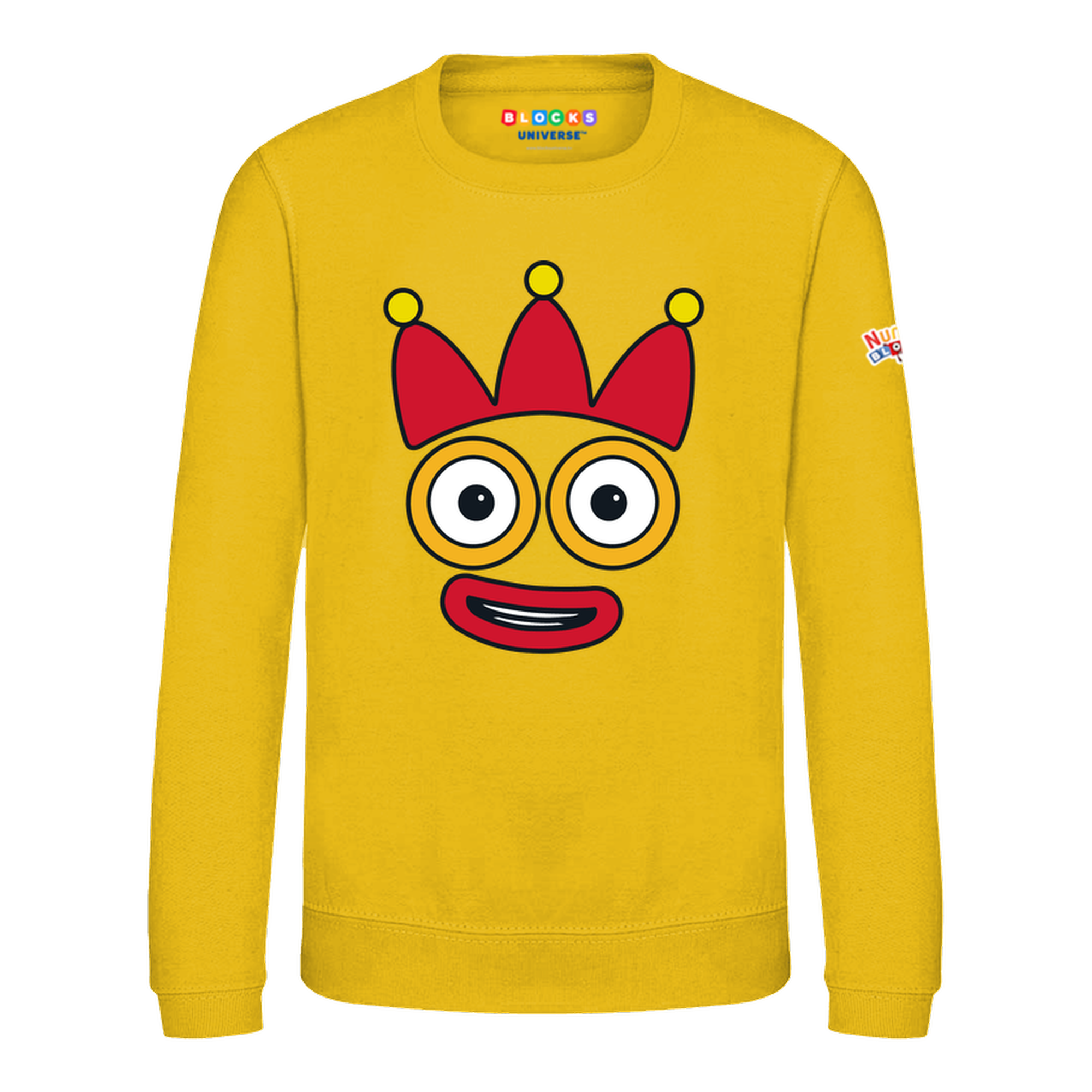Numberblocks - Numberblock Three's Face Kids Jumper – Blocks Universe Shop