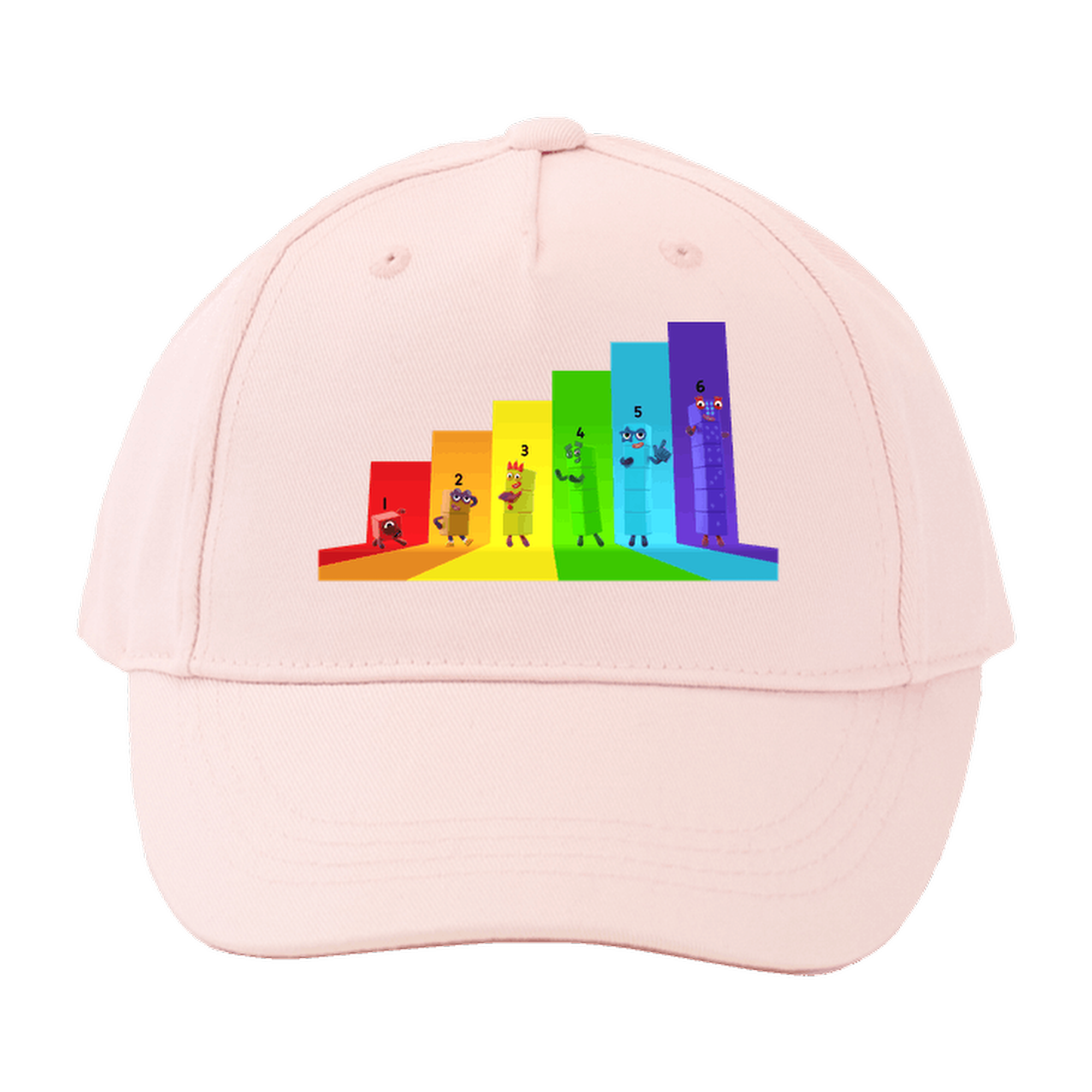 Numberblocks Line-up Rainbow Kids Cap – Blocks Universe Shop